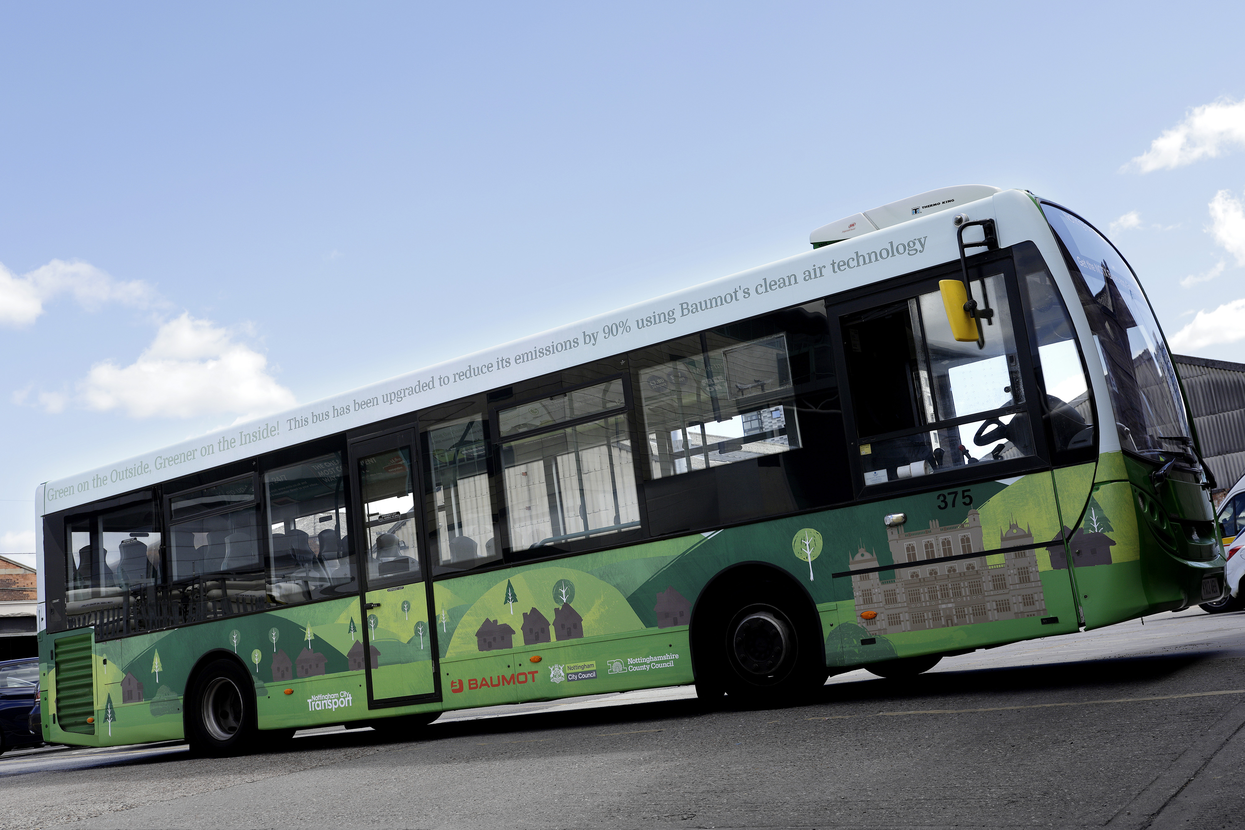 Green NCT Nottingham City Transport Green NCT Nottingham City Transport