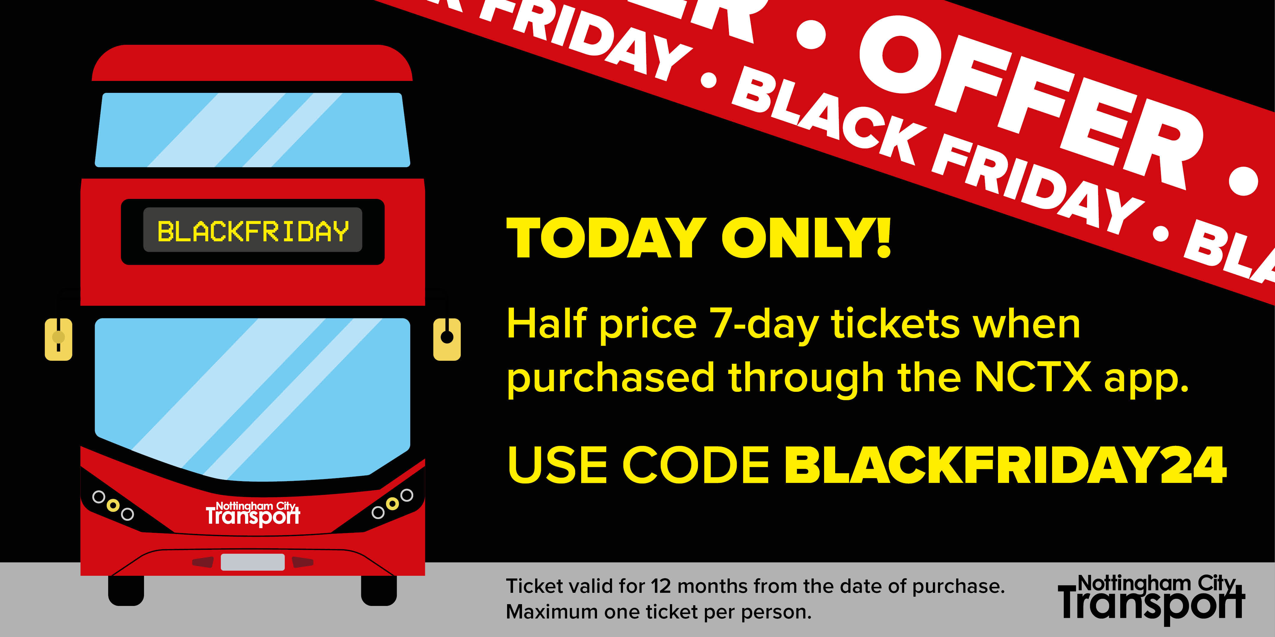 Black Friday 2024 - Nottingham City Transport