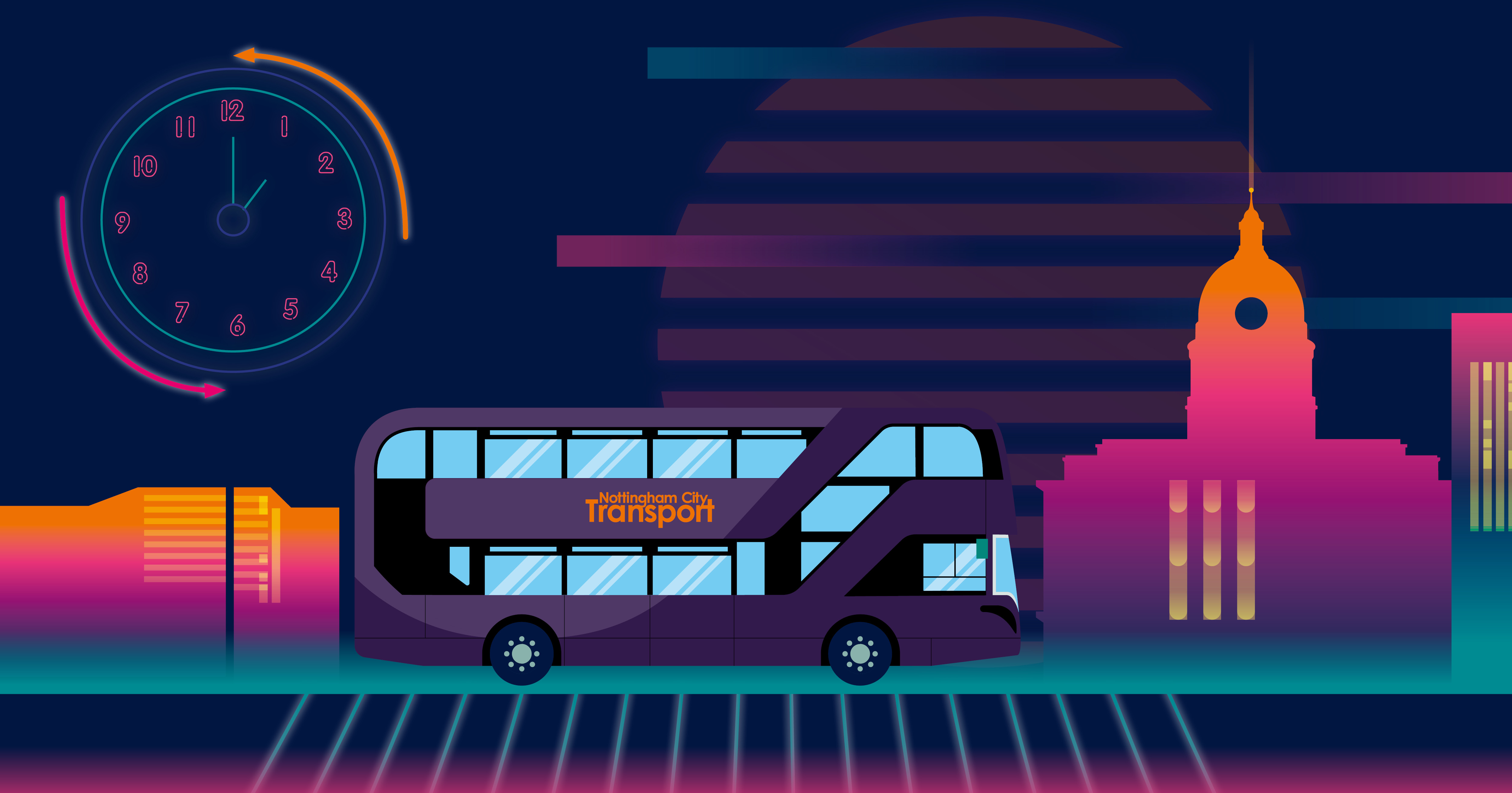 NightBus Services When Clocks Go Back - Nottingham City Transport