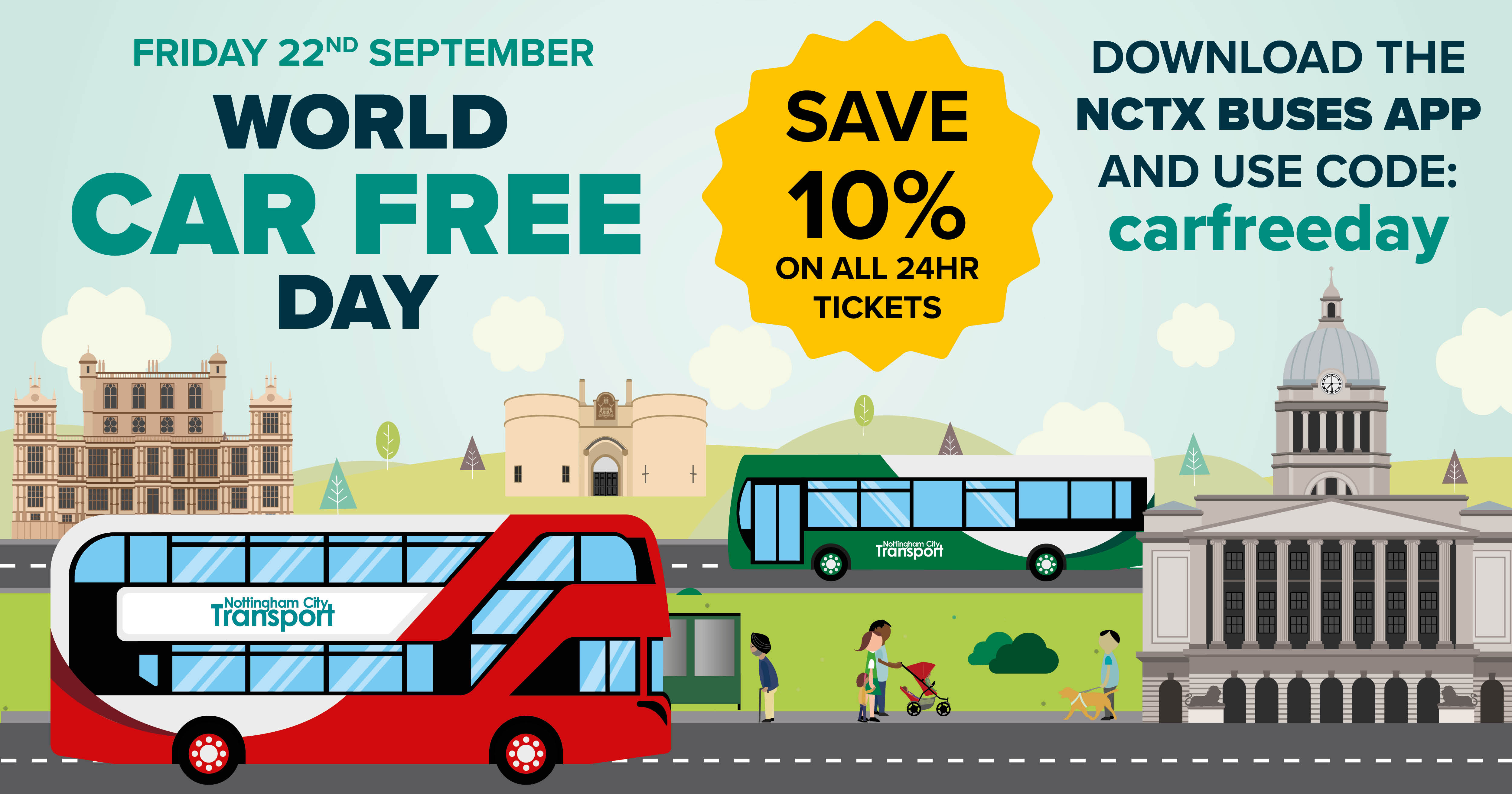 World Car Free Day 2023 - Nottingham City Transport