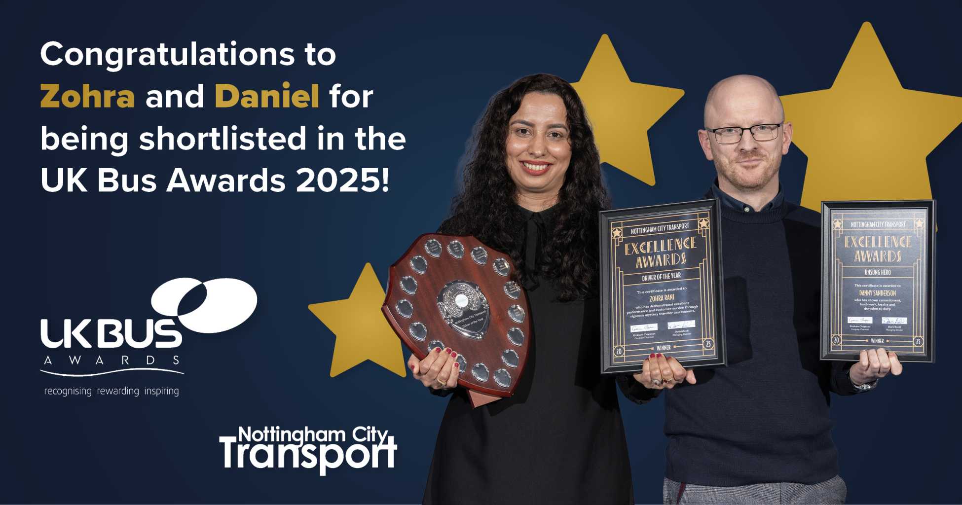 Nottingham City Transport Celebrates Colleagues’ Shortlisting in UK Bus ...